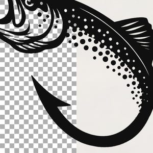 Fishing Hook Svg | Trout Fishing SVG | Fishing Logo Design, Fishing ...
