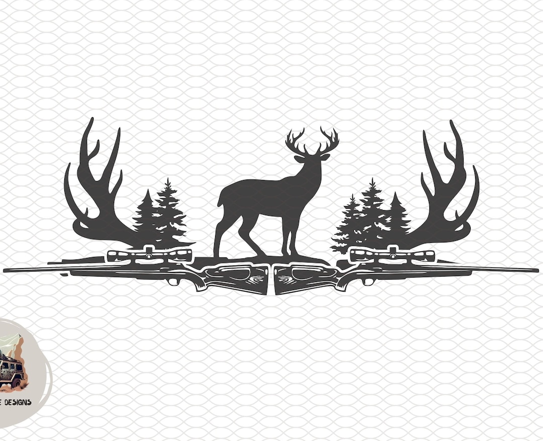 Deer Hunting Svg Deer Hunting Png Hunting Rifle Svg Hunting Rifle Svg ...