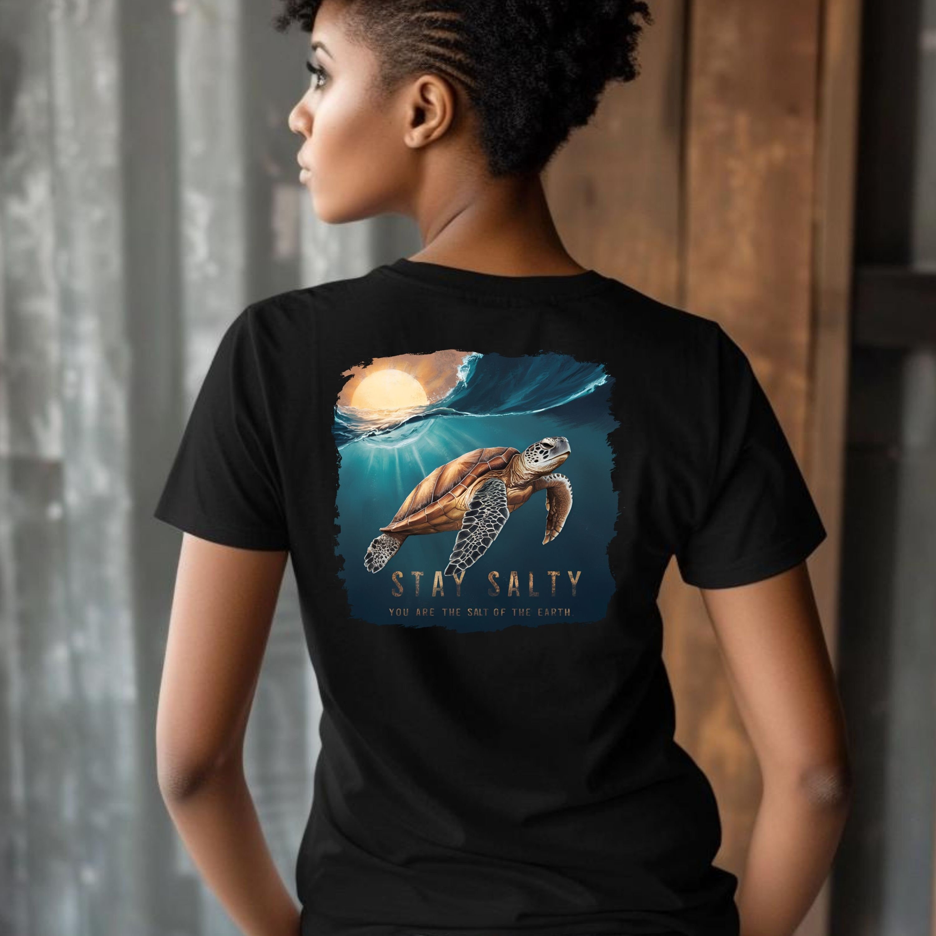 Stay Salty Turtle PNG: Christian Beach Design (digital Download) - Etsy