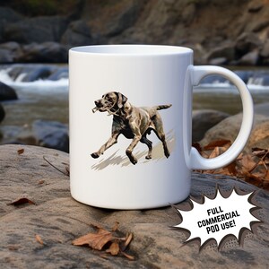 Camo Retriever Png Shed Antler Desgin Hunting Dog Sublimation Design ...