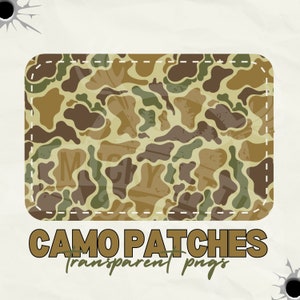 Camo Patches PNG: Hunting Sublimation Design (digital Download) - Etsy