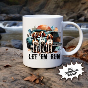 Let 'em Run Png | Gun Dog Sublimation PNG | Hunting Dog PNG | Digital ...