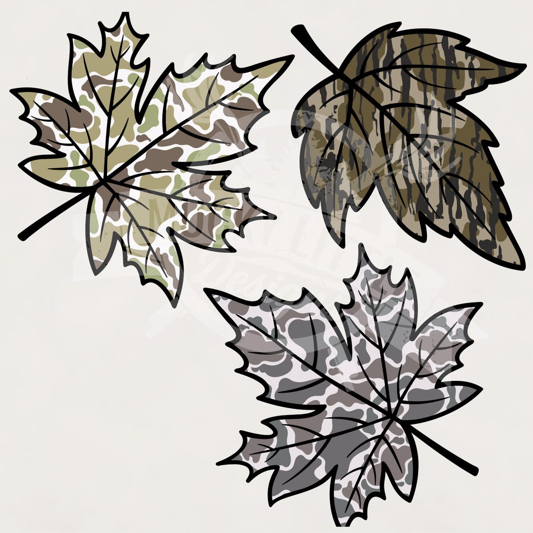 Camo Leaves Png Fall Hunting Shirt Design Old School Camo Png Girls ...