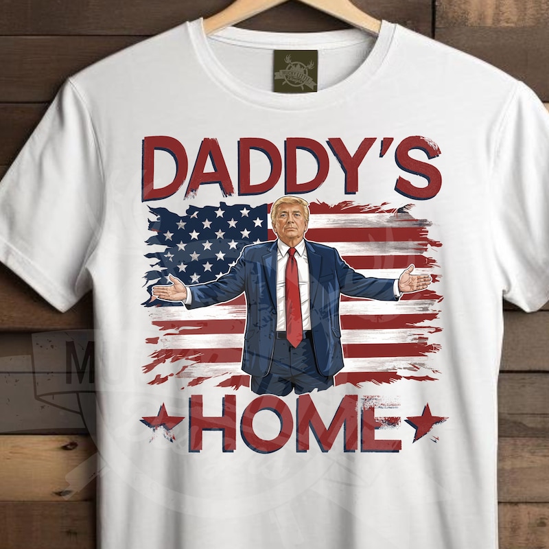Trump Daddys Home Flag - Etsy