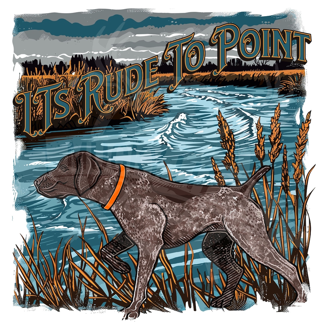 German Shorthaired Pointer PNG | GSP Duck Hunting Sublimation Design ...