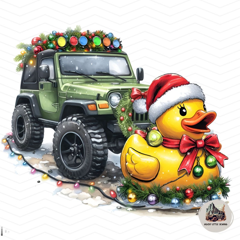Christmas Jeep Sublimation - Etsy