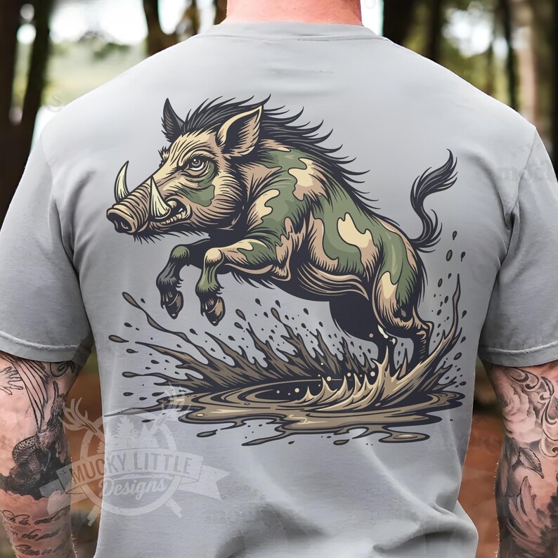 Camo Wild Boar Hunting PNG: Sublimation Design (digital Download) - Etsy