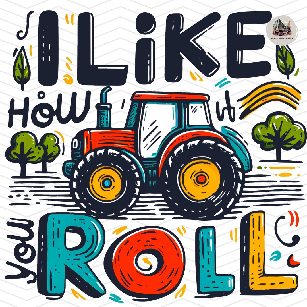 Valentines Tractor Png Tractor Valentines Png Colorful Kids Tractor ...
