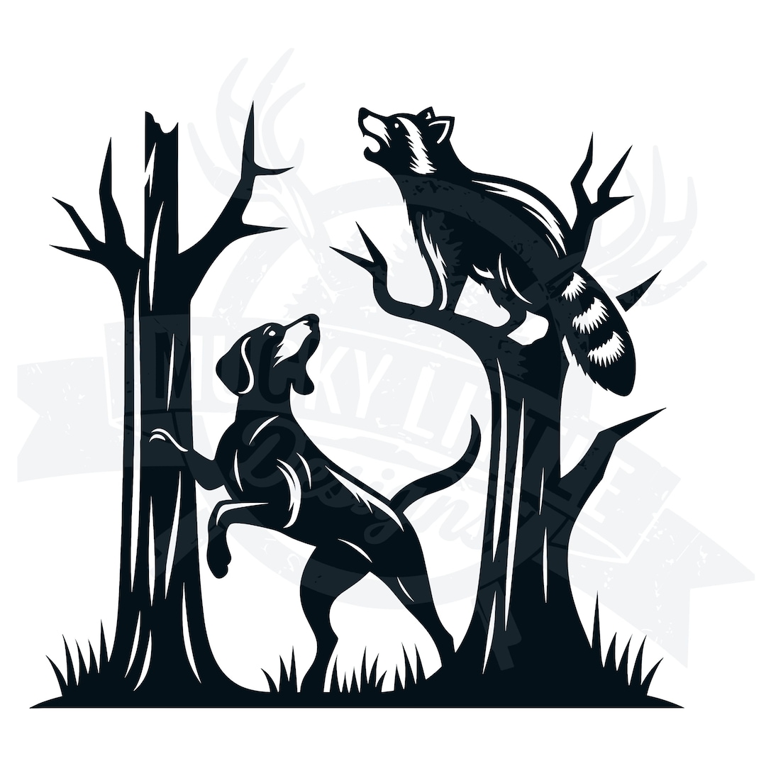 Keep Em Treed Svg | Racoon Hunting Svg | Hunting Dog Svg | Gun Dog ...