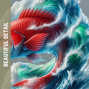 Red Drum Sublimation | Jumping Redfish Png | Red Fish Png Redfish ...