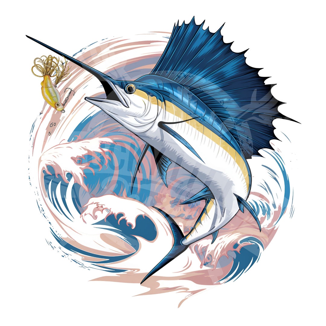 Sailfish Sublimation PNG Sailfish Lure Sublimation PNG Saltwater ...