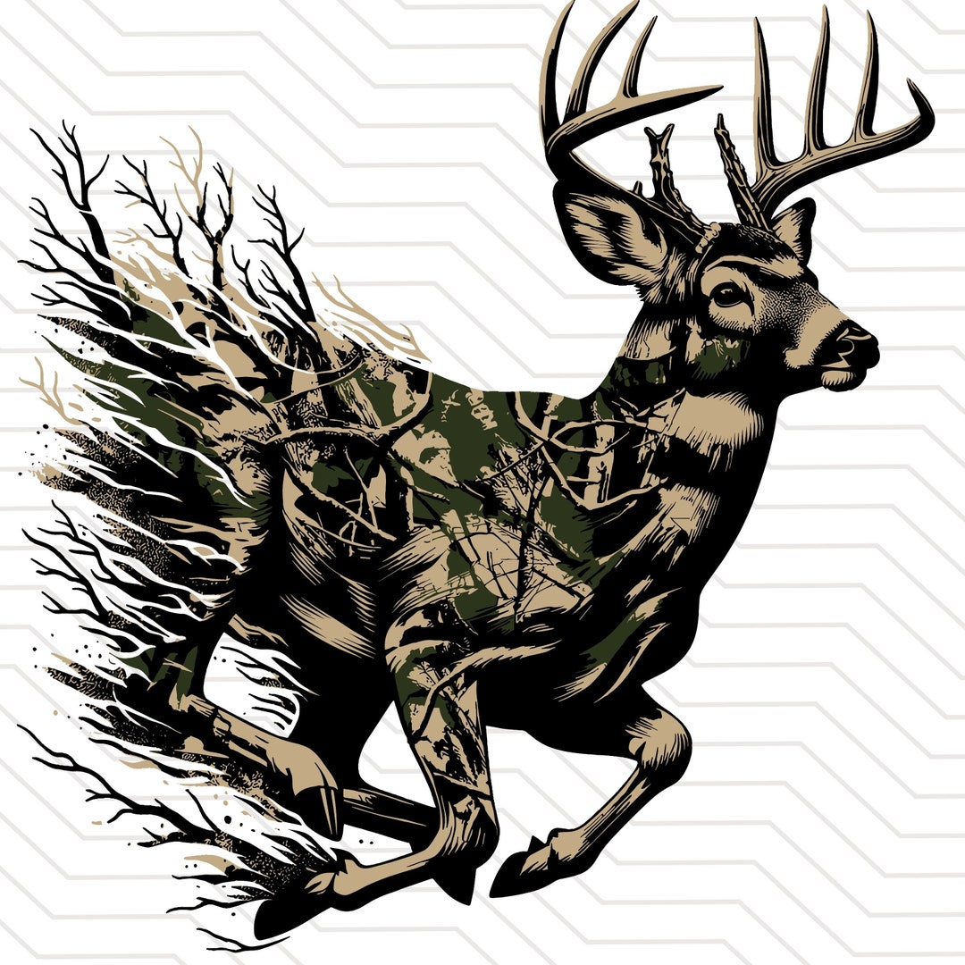 White Tail Deer SVG Deer Hunting Cut File Deer Hunting Vector Hunting ...