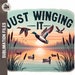 Just Winging It PNG Fun Duck Sublimation Design Funny Duck - Etsy