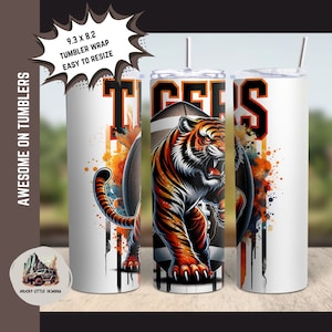 Tigers Football Png | Tigers T-shirt Sublimation Digital File Download L Tigers School Spirit ...