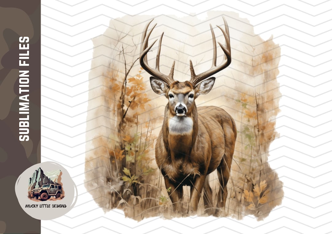 10 Point Buck PNG: Deer Sublimation Design (digital Download) - Etsy