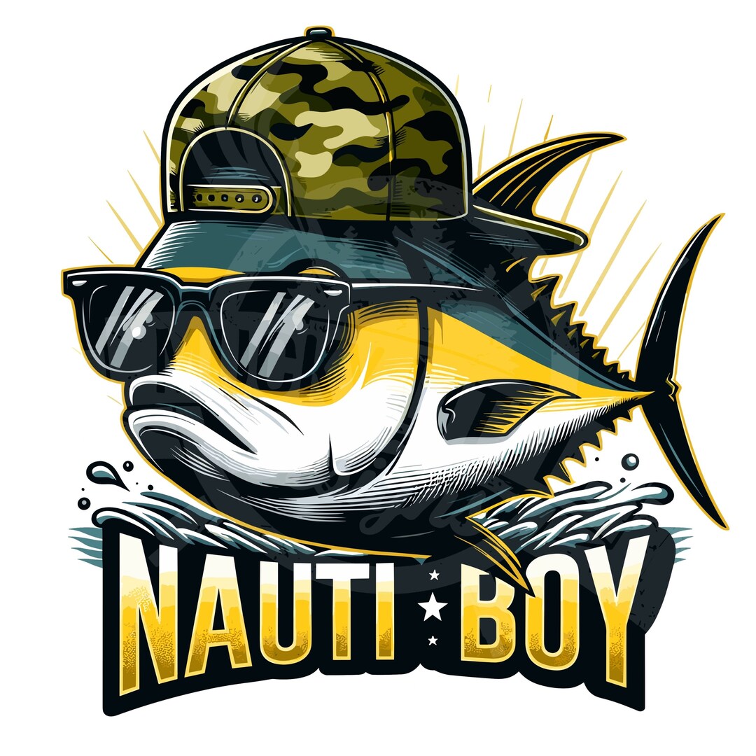 Funny Tuna Fish PNG: Baseball Cap Fishing Design (digital Download) - Etsy