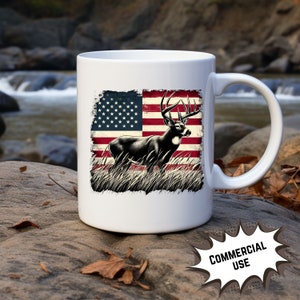 American Flag Deer PNG: Patriotic Hunting Design (digital Download) - Etsy