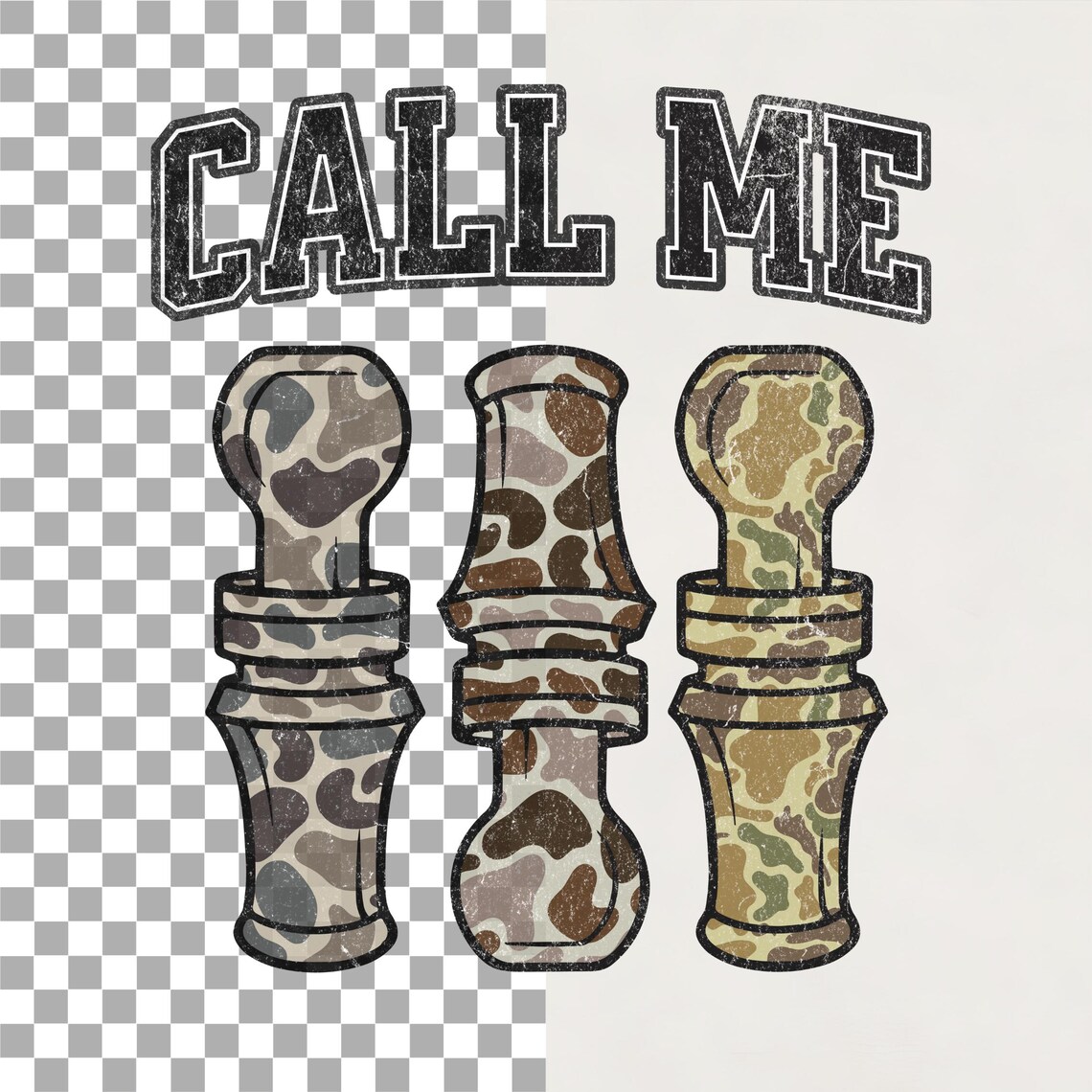 Camo Duck Call PNG: Hunting Shirt Design (digital Download) - Etsy