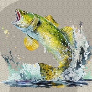 Jumping Murray Cod Png Fishing Png Cod Sublimation Design Transparent ...