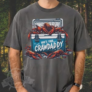 Craw Daddy Png | Funny Southern Crawfish Design. Mens Southern 300dpi ...