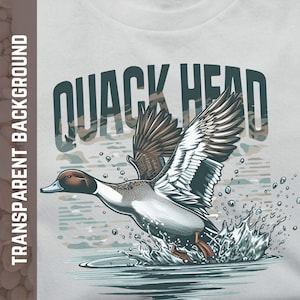 Duck Hunt Png Duck Hunting Sublimation Quack Head Png Mallard Lake ...