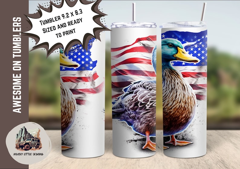 Duck Sublimation PNG America Duck Png Hunting Sublimation - Etsy