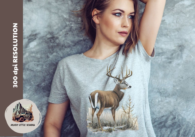 Whitetail Buck Sublimation Design Sublimate Deer Buck - Etsy