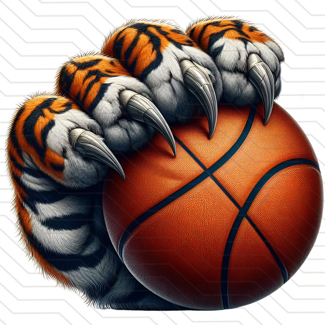 Tiger Paw Png | Tigers Basketball Png | Tigers T-shirt Sublimation ...