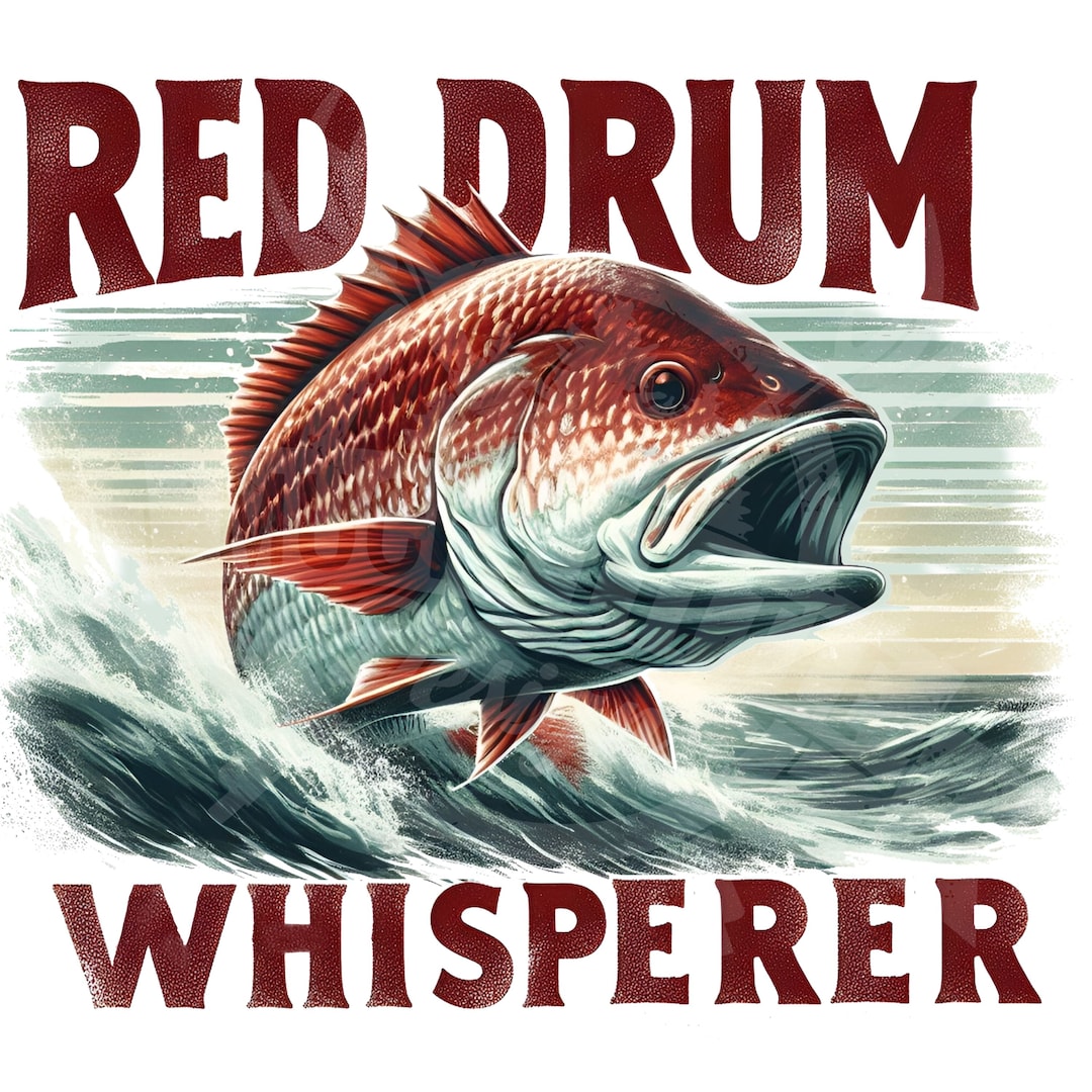 Red Drum Whisperer Png | Jumping Redfish Png Red Fish Png Redfish ...