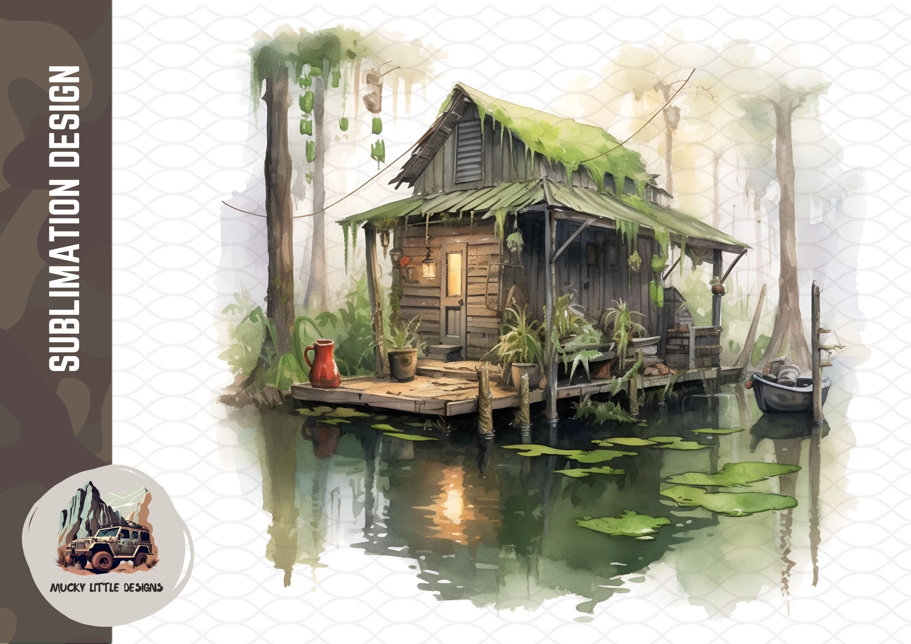 Bayou PNG Bayou Swamp Shack PNG Southern Sublimation PNG - Etsy Canada