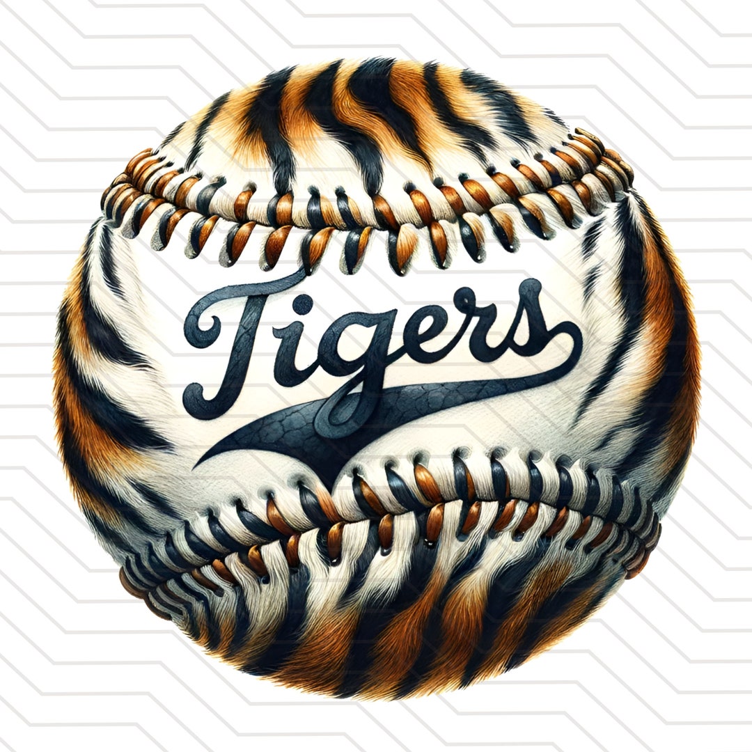 Tigers Baseball Png | Tiger Head Logo Png | Tigers T-shirt Sublimation ...