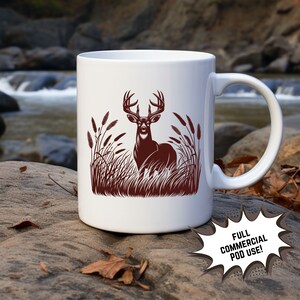 10 Point Buck Svg | Whitetail Deer Svg Big Buck Svg American Hunting ...
