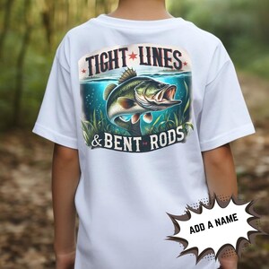 Tight Lines Bent Rods Png | Bass Fishing Sublimation Design | Bass ...