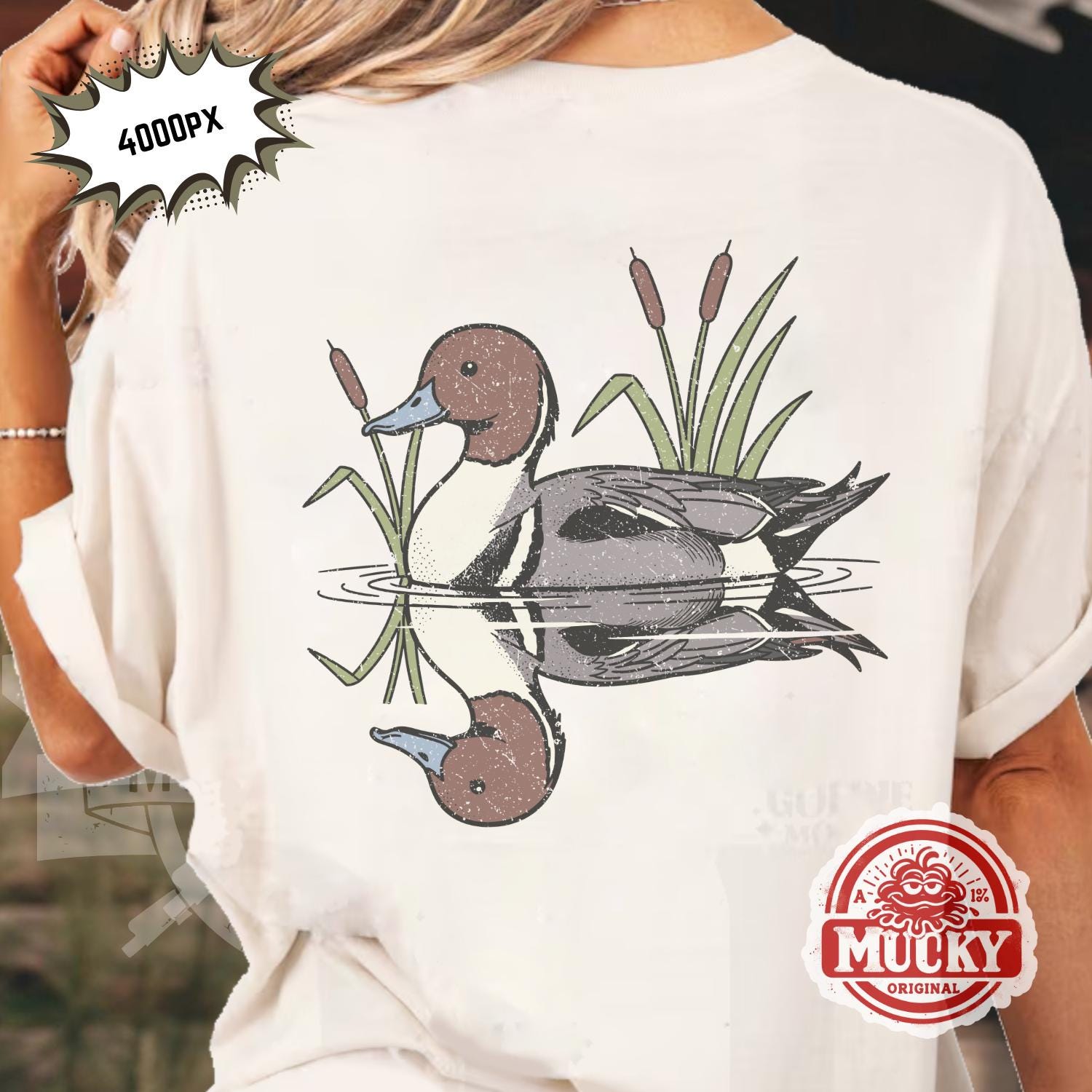 Pintail Duck Hunting PNG: Sublimation Print, Transparent Background ...