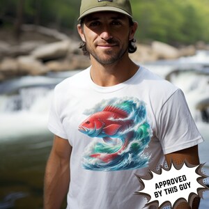 Red Drum Sublimation | Jumping Redfish Png | Red Fish Png Redfish ...