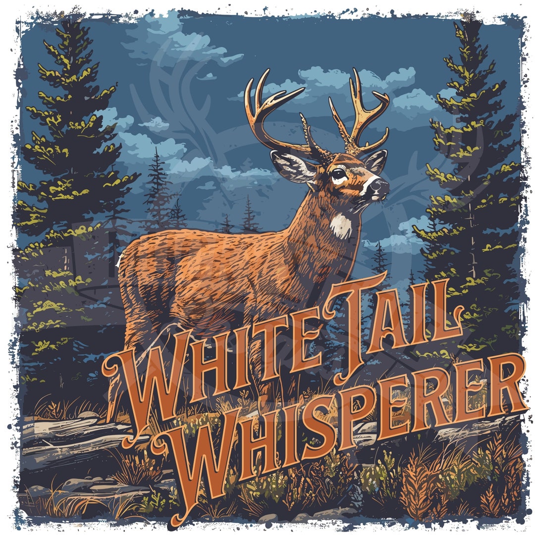 White Tail Deer Png | Deer Hunting Sublimation Design | Buck Hunting ...