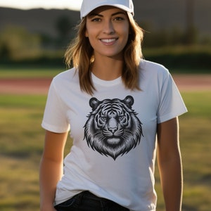 Majestic Tiger Head SVG Tigers Mascot Svg Tigers Svg Tigers Football ...