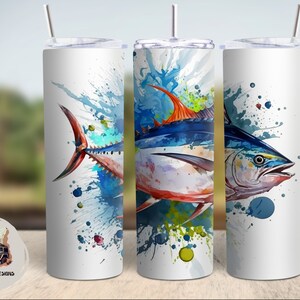 Tuna Png Tuna Sublimation Design Tuna Tumbler Wrap Png Transparent ...