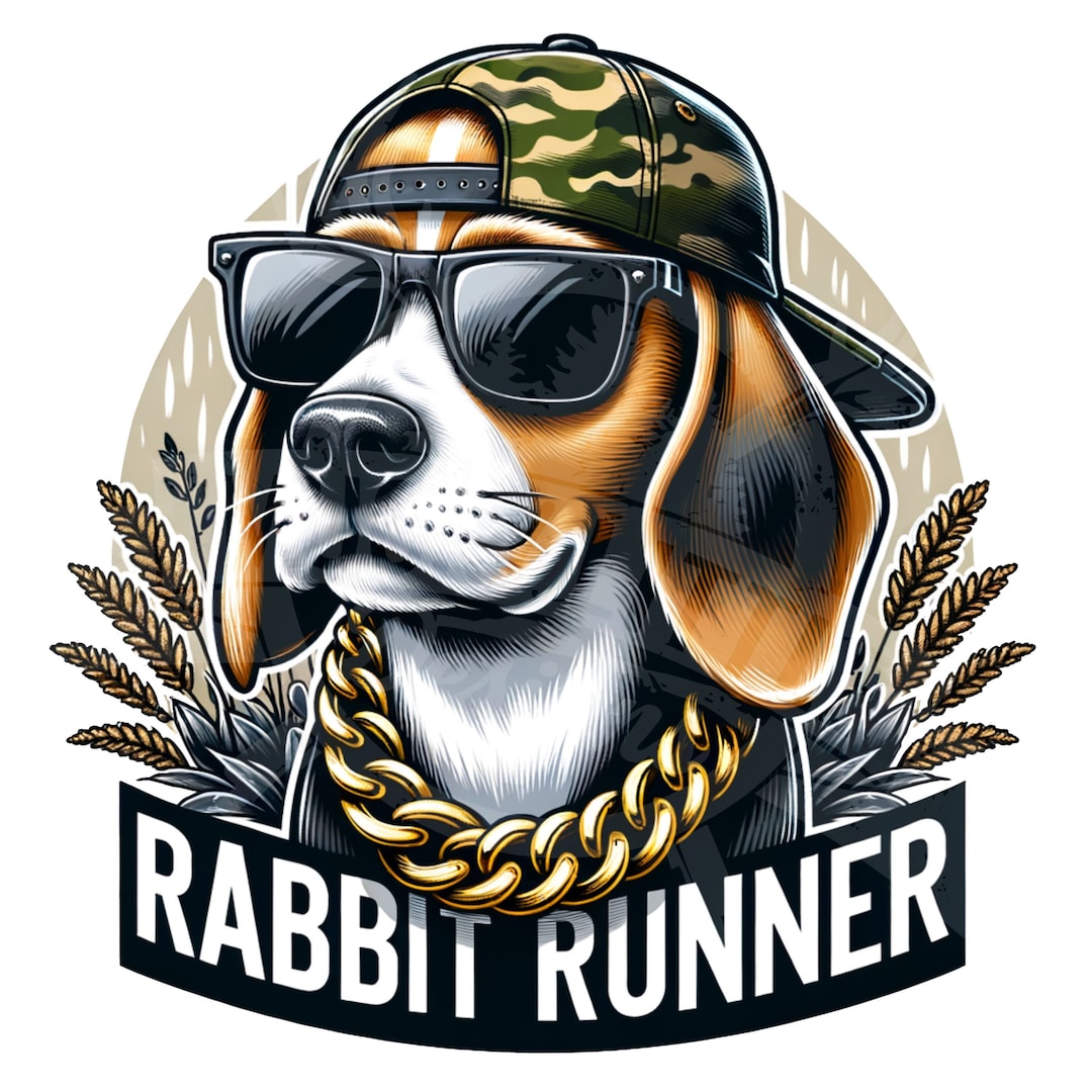 Beagle Shirt Design | Rabbit Runner Png | Beagle PNG | Rabbit Hunting ...