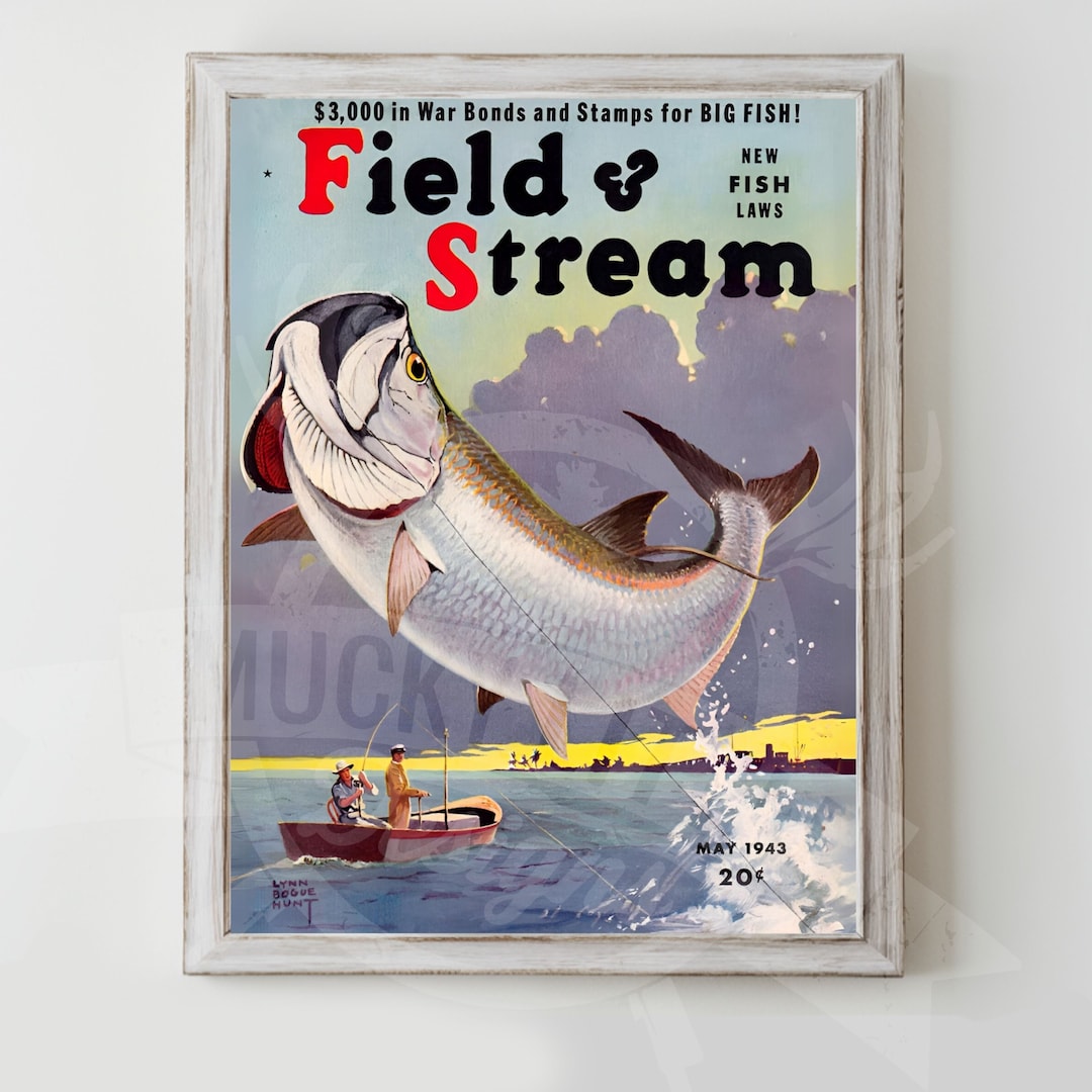 Vintage Fishing Print Vintage Fishing Poster Fishing Wall Art Fishing ...