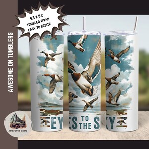 Eyes to the Sky PNG Duck Hunter Sublimation PNG Mallard Duck ...