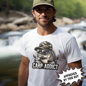 Carp Addict Png | Funny Carp Fishing Sublimation Design | Common Carp ...