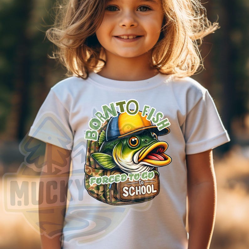 Born to Fish PNG | Kids Sublimation Design (digital Download) - Etsy
