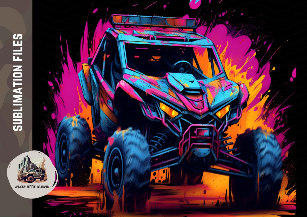 Neon Side by Side Png | Neon UTV Png Utv Off-road Racing Png ...