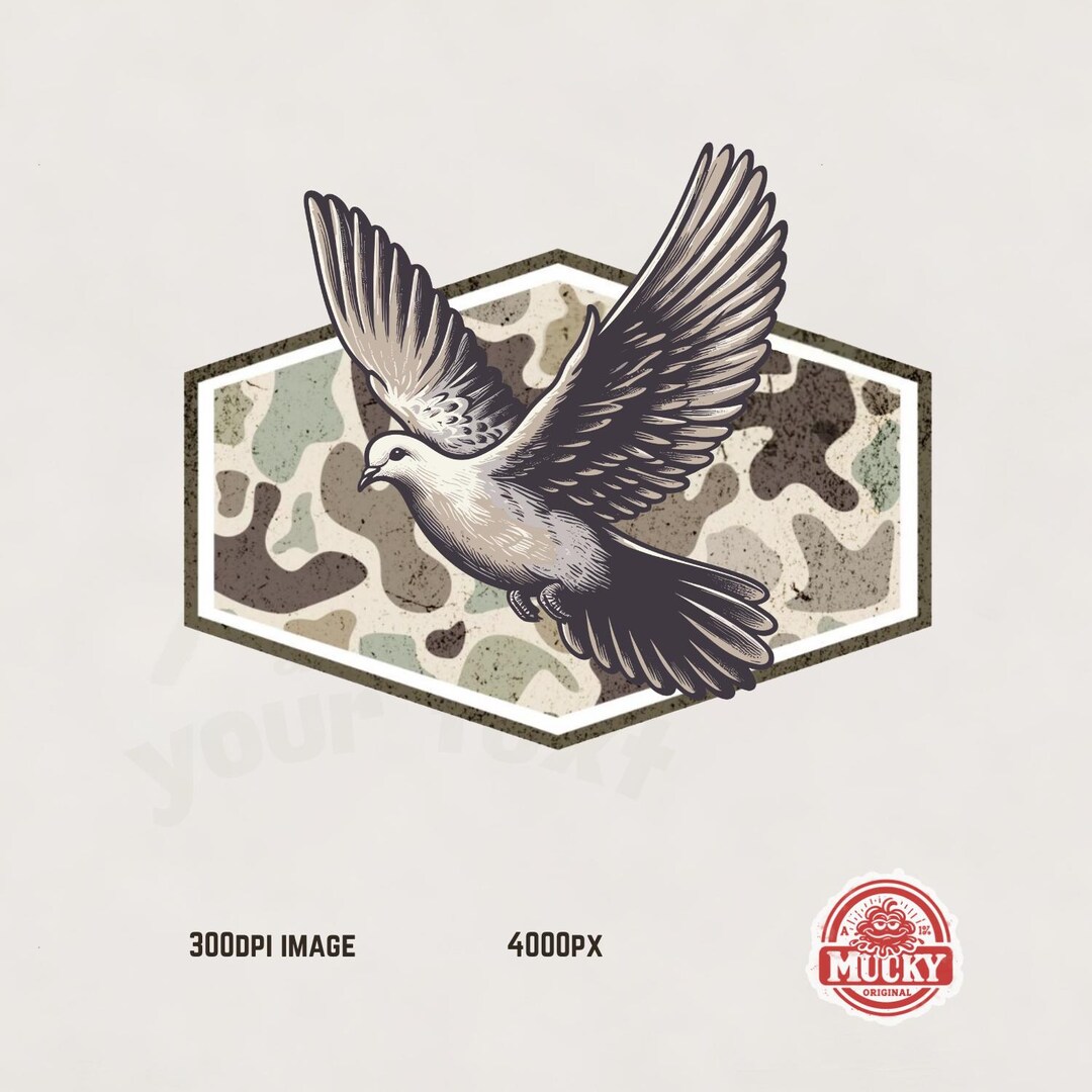 Camo Dove Hunting PNG: Vintage Shirt Design (digital Download) - Etsy ...