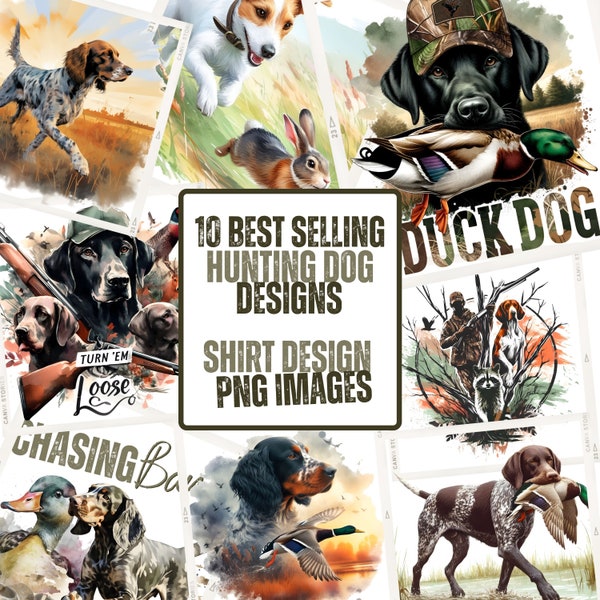 Hunting Dogs Png - Etsy
