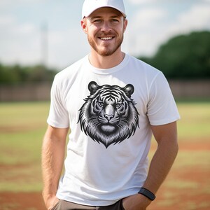 Majestic Tiger Head SVG Tigers Mascot Svg Tigers Svg Tigers Football ...
