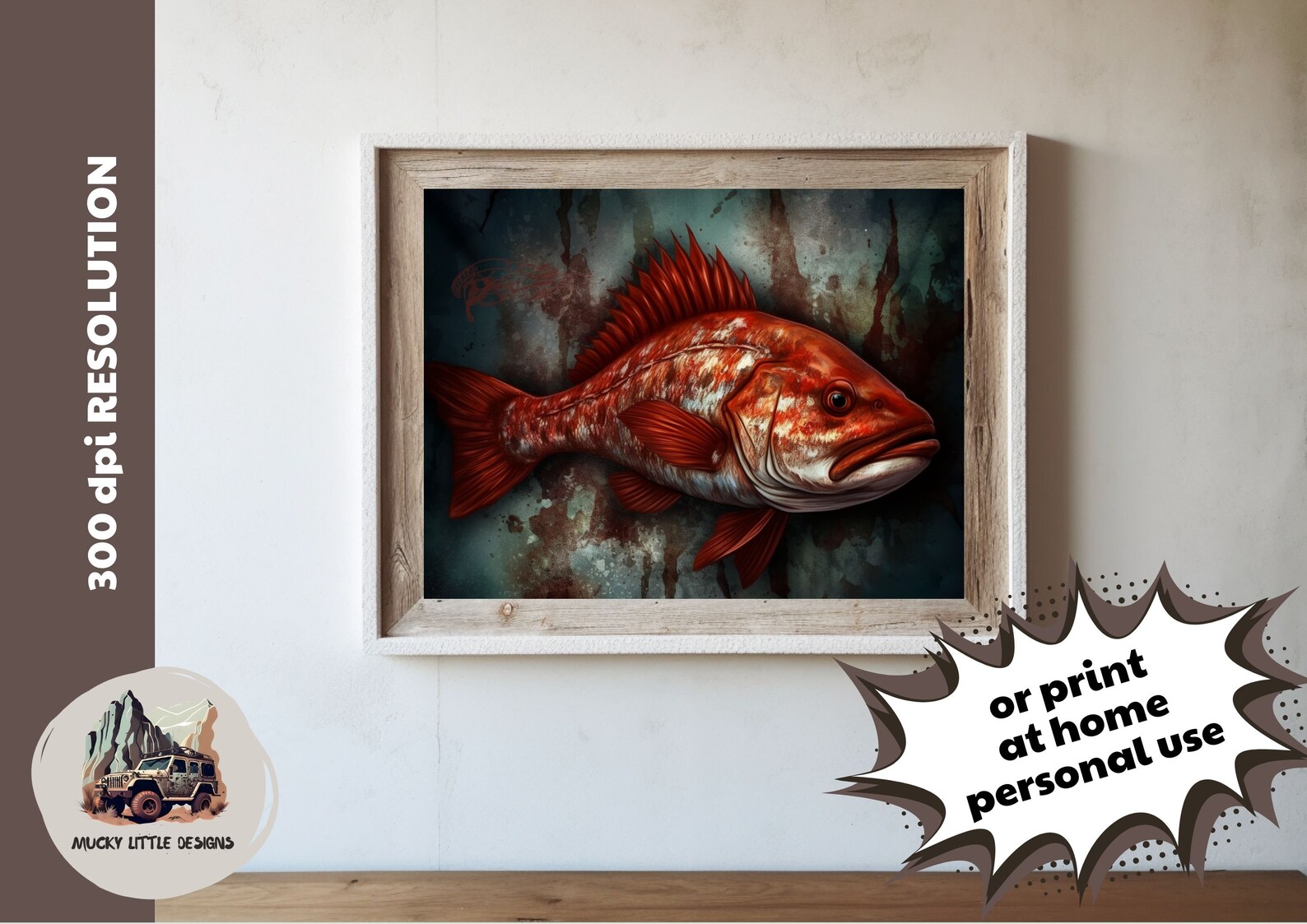 Redfish Png Redfish Sublimation Design Redfish Print Files - Etsy