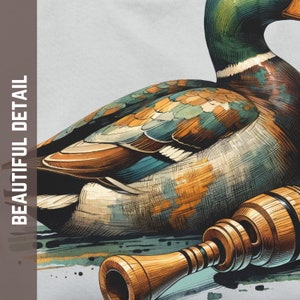 Duck Decoy & Call Png | Duck Hunting Png Duck Call Sublimation Design ...