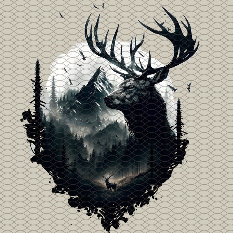 Hunting Scene Svg - Etsy